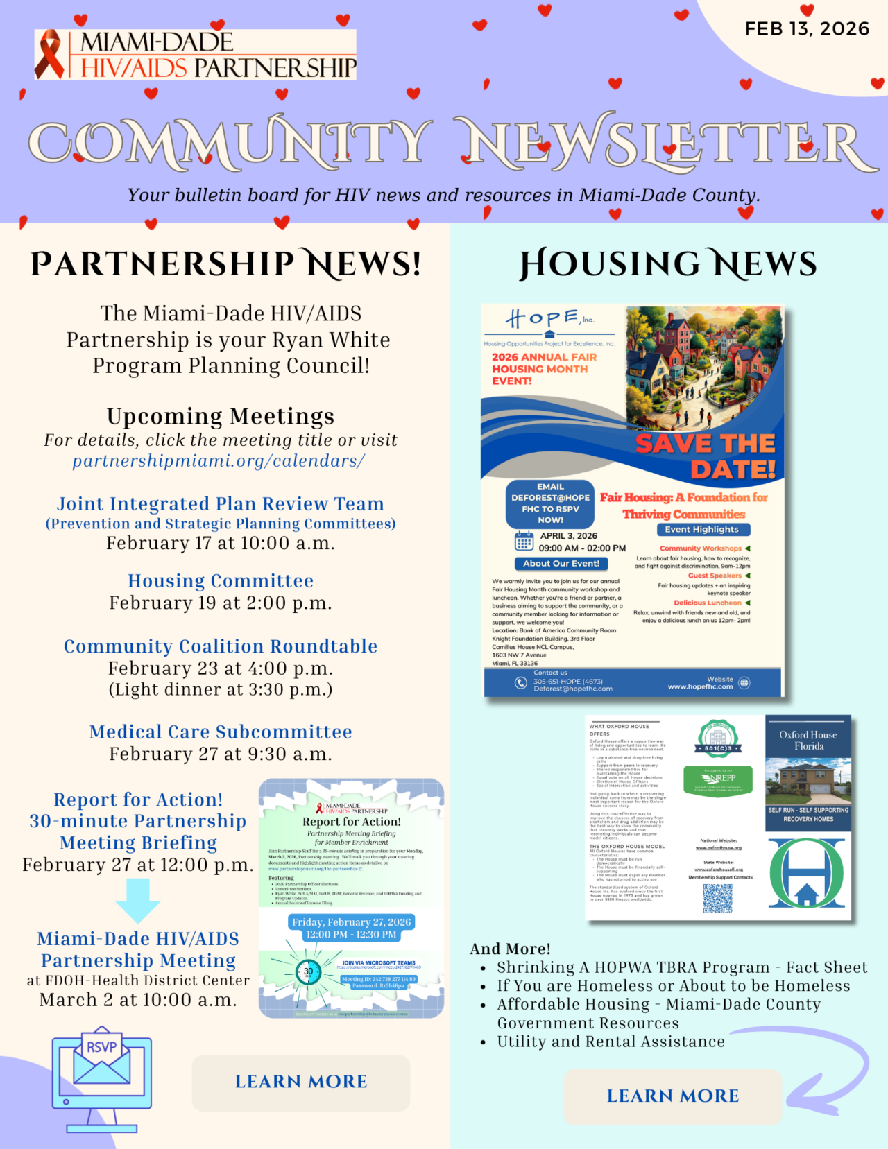 Community Newsletter | PartnershipMiami